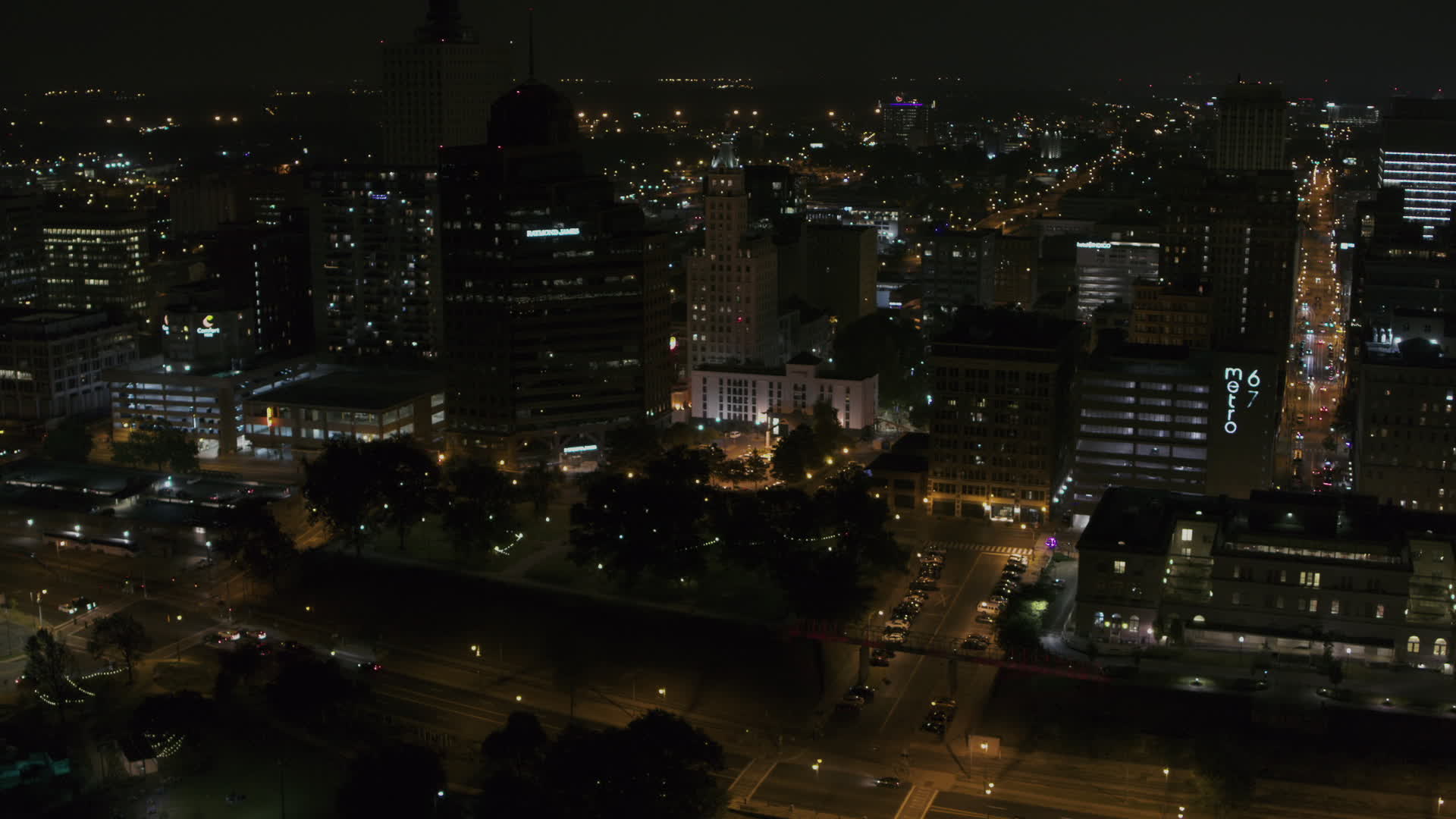 5.7K stock footage aerial video of Raymond James Tower and nearby ...